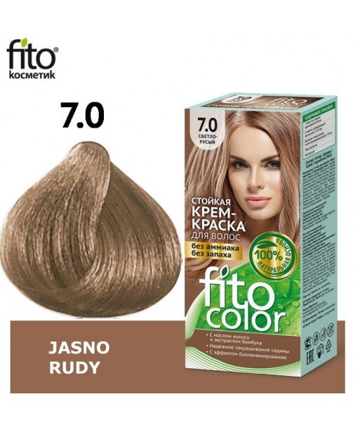 Farba do włosów 7,0 JASNO RUDY - FITO COLOR - Henny i farby do włosów - Koloryzacja włosów ...